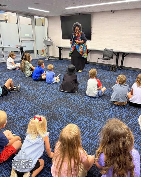 Storyteller Sue Roseberry visits Midland Libraries - NewsBreak