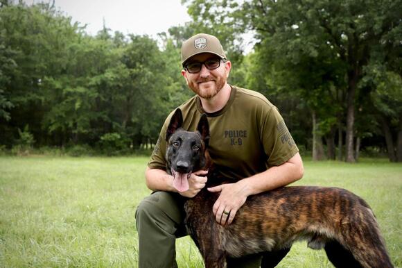 Corinth PD's new K-9 Duma arrives from South Africa ready to sniff out ...