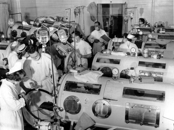 Decades after polio, Martha is among the last to still rely on an iron ...