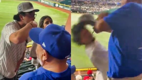 New Angle Emerges Of Yankees Fan Getting Clocked In The Face By Rangers ...