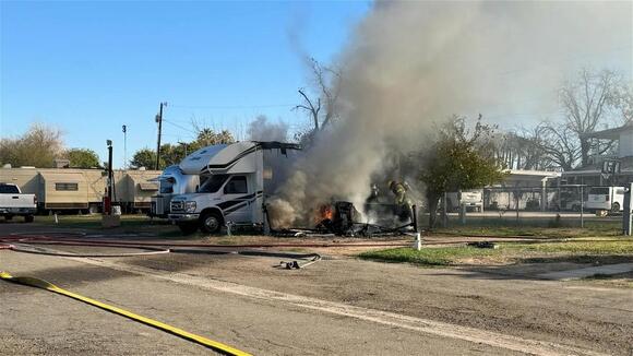 Rural Metro put out RV fire, under investigation - NewsBreak