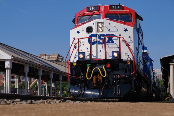 CSX America 250 locomotives make official debut in Washington - NewsBreak