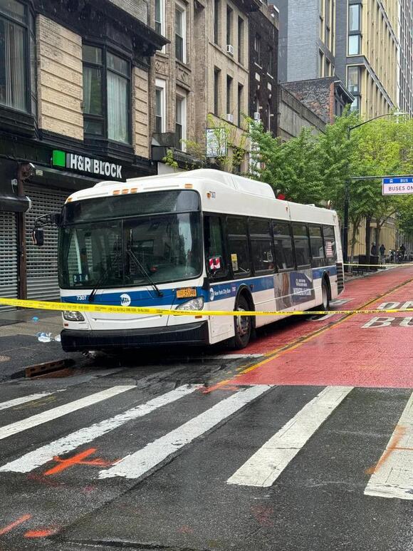 Woman steps off MTA bus in Brooklyn and is quickly struck by another ...