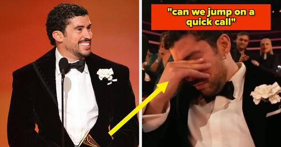 The Internet Turned Bad Bunny's Emotional Grammys Moment Into A Bunch ...