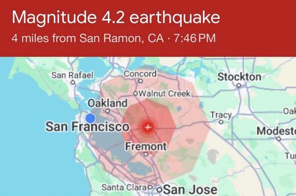 San Francisco rocked by 4.2 earthquake as people left screaming at ...