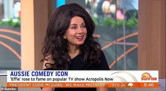 Australian comedian Effie Stephanidis discusses life with her new ...