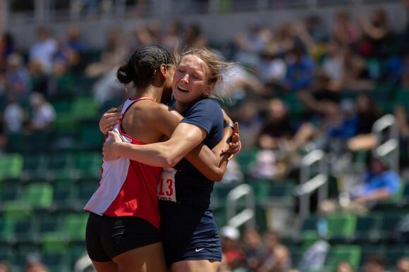 Mia Brahe-Pedersen takes girls 100-meter title at Nike Outdoor ...