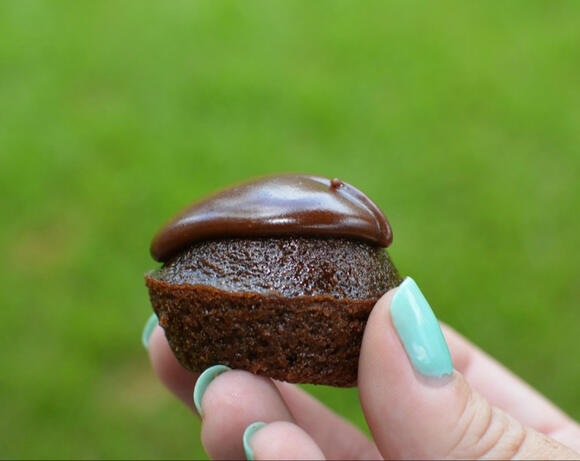 Texas Sheet Cake Bites: Bite-sized chocolate goodness in every bite
