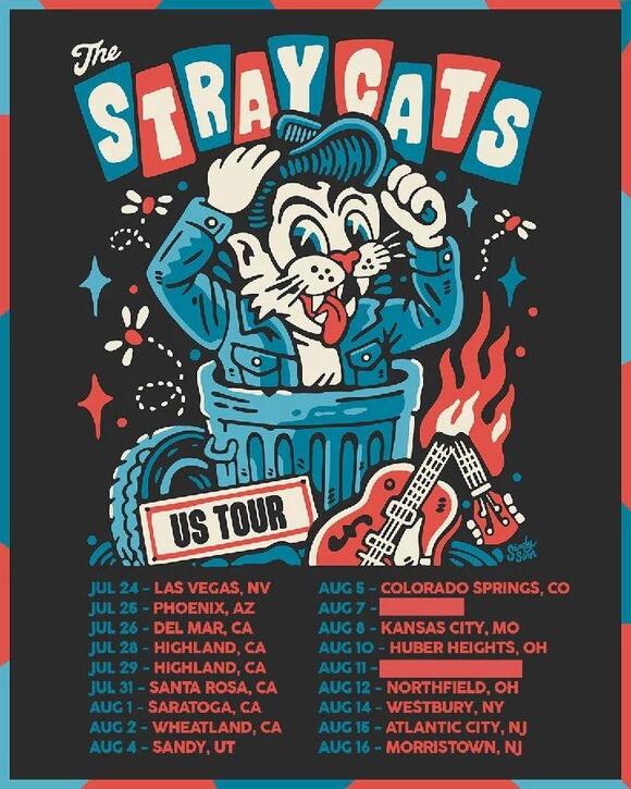 Stray Cats Kick Off Summer Tour in July - NewsBreak