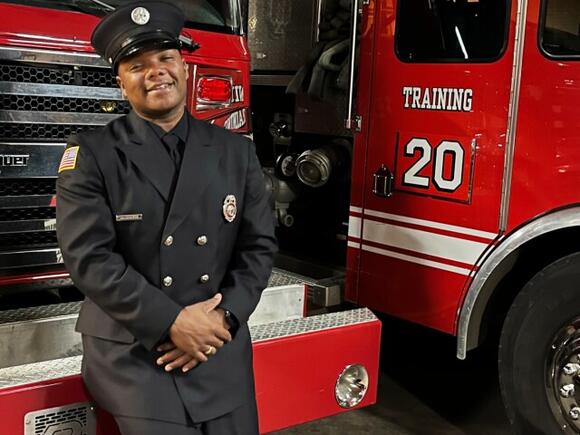 Activist turned fire fighter pushing kids to consider becoming first ...