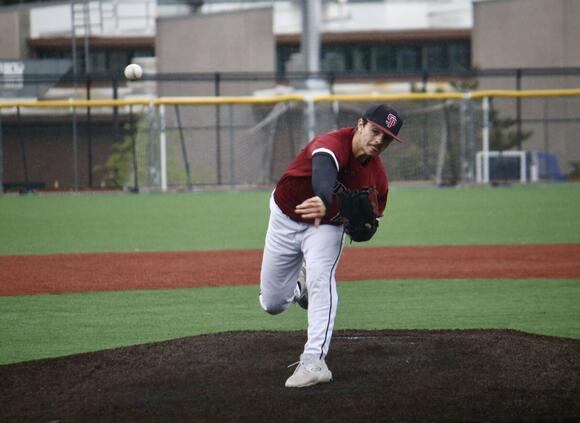 Sandy baseball’s Matthew Kosderka pitches shutout, hits winning home run