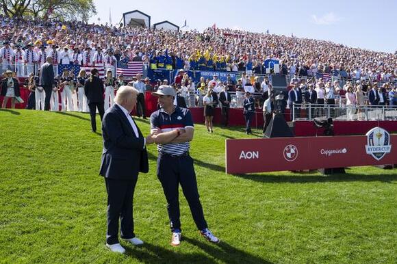 Keegan Bradley rubbishes ‘awkward' Donald Trump theory after Ryder Cup ...