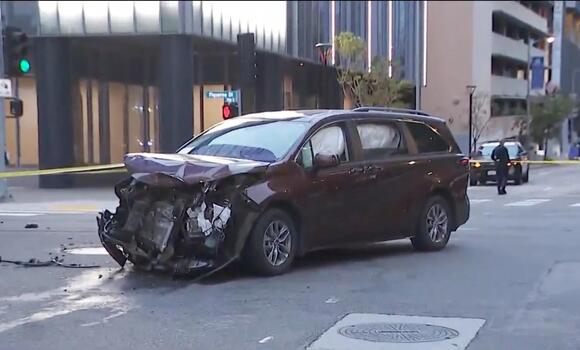 Carjacker steals LAPD vehicle with cop still inside, then drags her ...