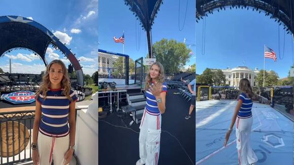 Donald Trump’s Granddaughter Under Fire for White House UFC Event BTS ...