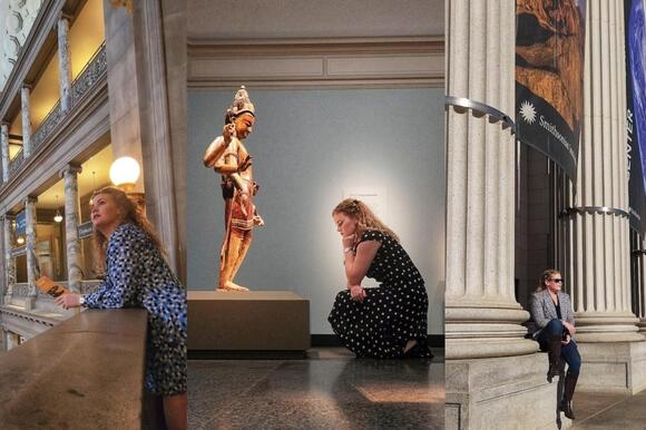 112 exhibits and counting -- a woman pursues the Smithsonian treasures ...