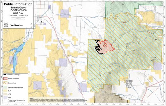 Summit Creek Fire now 53% contained, U.S. Forest Service says - NewsBreak