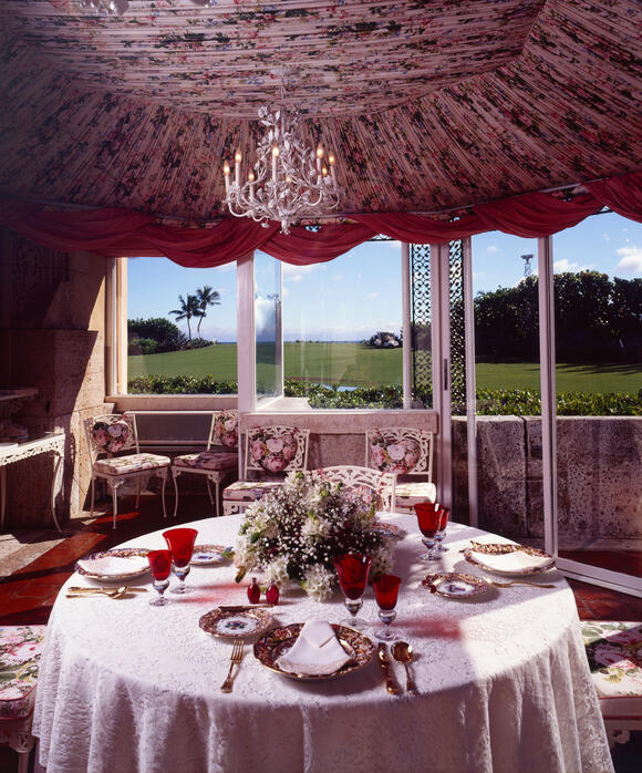 Inside Trump’s home in Mar-a-Lago resort that boasts ballroom covered ...