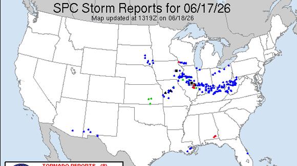SPC watching Minnesota, Wisconsin for isolated supercells on Friday ...