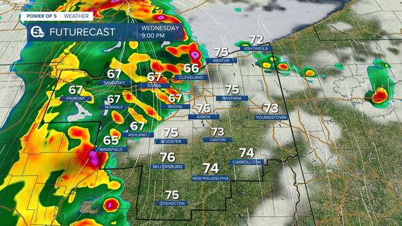 Severe Thunderstorm storms passed through several Northeast Ohio ...