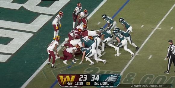 NFL refs nearly used rare rule to award Eagles a TD: How a palpably ...