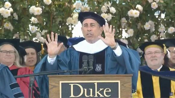 Jerry Seinfeld actually had a great message for Duke graduation ...