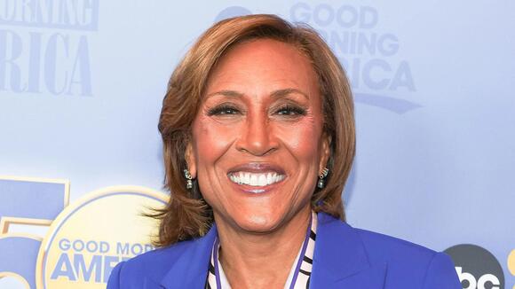 Good Morning America's Robin Roberts steps out in statement skirt and ...