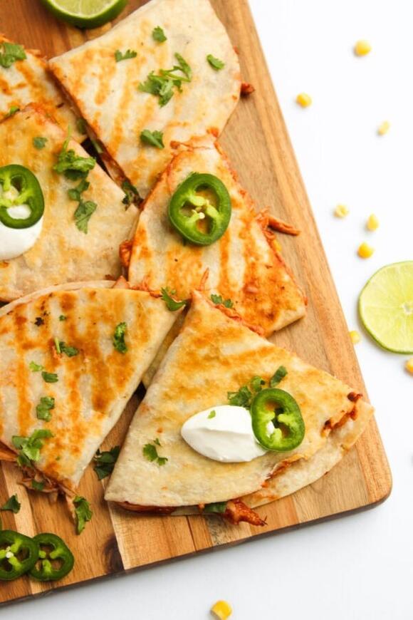 These BBQ Chicken Quesadillas Are Loaded With Cheesy Smoky Flavor ...