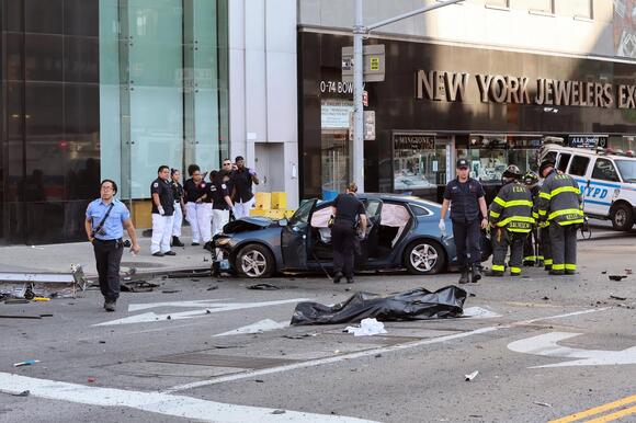 Pair in stolen car that killed two in horrific NYC crash had illegal ...
