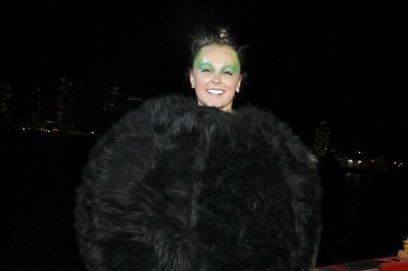 Former child star JoJo Siwa wears bizarre oversized monster boots at NYFW