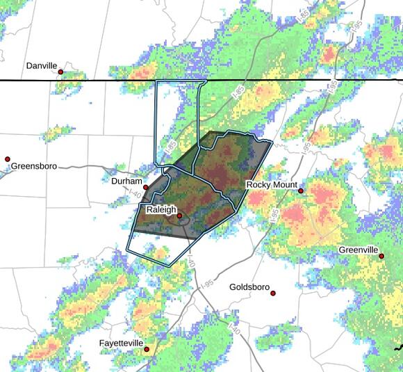 Flood advisory issued for Wake, Franklin, Granville