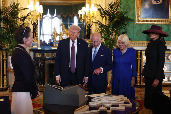 ‘Total Filth’: Trump Reportedly Left Windsor Castle a Mess with Orange ...