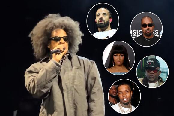 Jaÿ-Z Seems to Take Aim at Drake, Ye, Nicki Minaj, Dame Dash and Tory ...