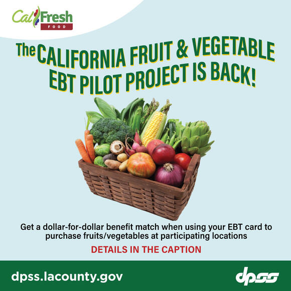 CalFresh fruit and vegetable benefit match available - NewsBreak