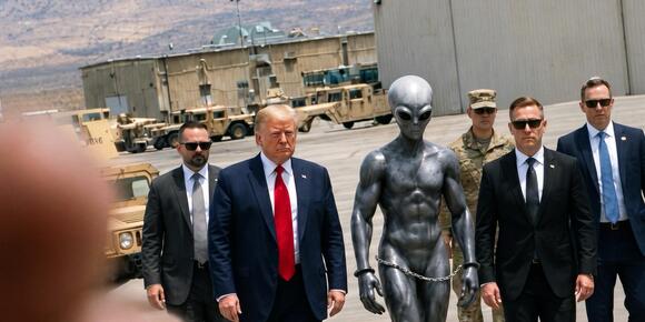 Trump’s AI Alien Post Looks Like a Meme, but Here’s the Disclosure ...