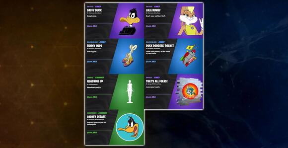 Looney Tunes Fortnite Skins Revealed – Daffy Duck & Lola Bunny Release ...
