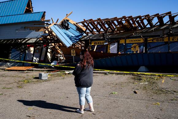 Tornadoes tear through southeastern US as storms leave 3 dead