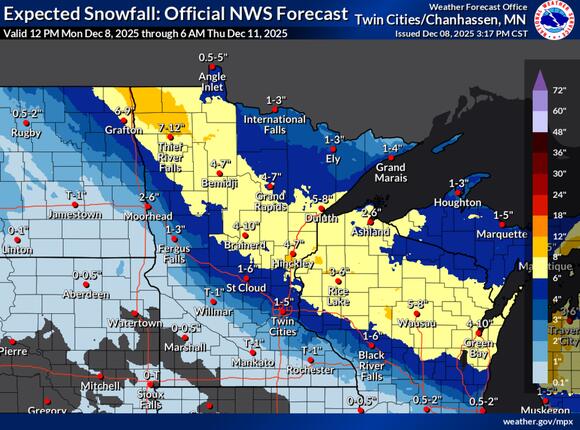 Ground blizzard, heavy snow as winter storm rips through Minnesota on ...
