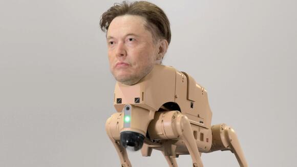 These Robot Dogs Wear Billionaire Masks and Poop Out NFTs. Because 2025 ...
