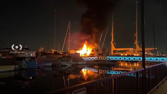California yacht loaded with 1,000 rounds of ammo, fireworks bursts ...