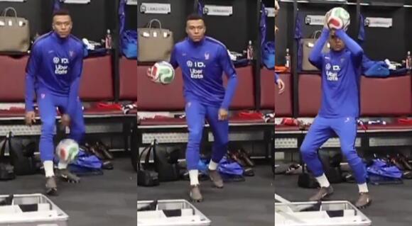 French Soccer Star Kylian Mbappe Teases NBA Crossover With Viral Locker ...