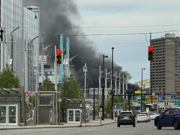 I-71 reopens after fatal semi-truck crash, fire under overpass downtown ...