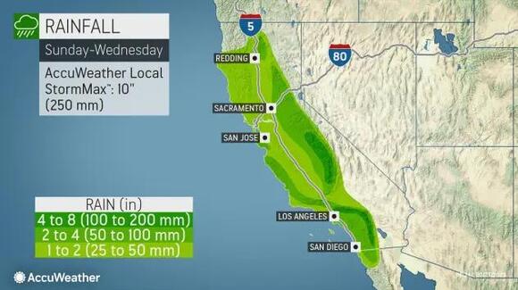 Storms continue to hound California with flooding rain, mountain snow