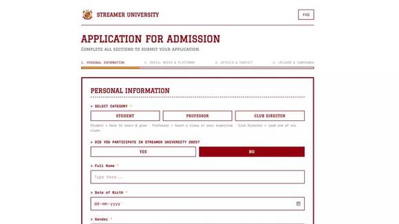 Streamer University 2026 In-Person Applications: Everything You Need To ...