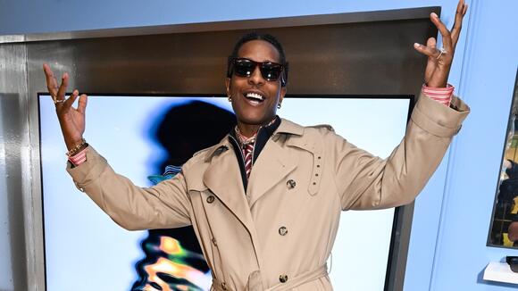 ASAP Rocky Celebrates Knicks' Playoff Win by Hooping With Fans Outside ...