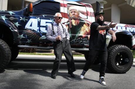 CPAC 2021 – live: Roger Stone dances to pro-Trump rap as Kristi Noem ...