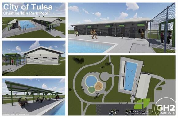 Tulsa Mayor, park officials break ground on new pool to be built at ...