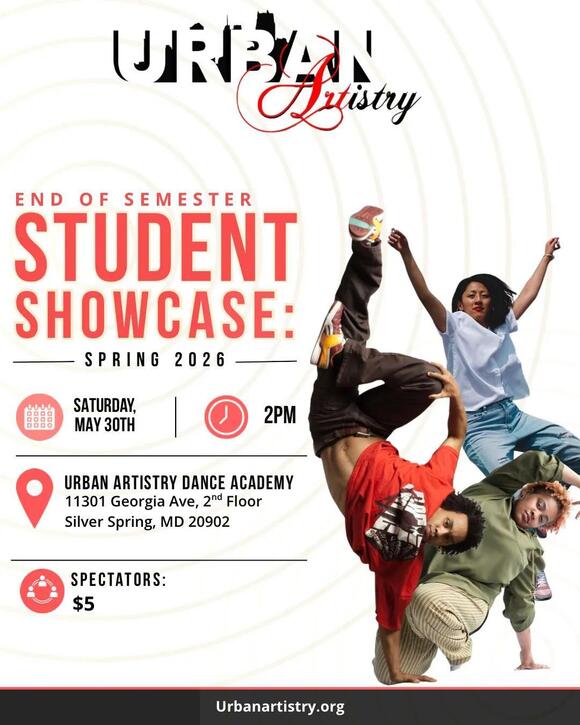 📅 Urban Artistry Spring Showcase – May 30 in Silver Spring - NewsBreak
