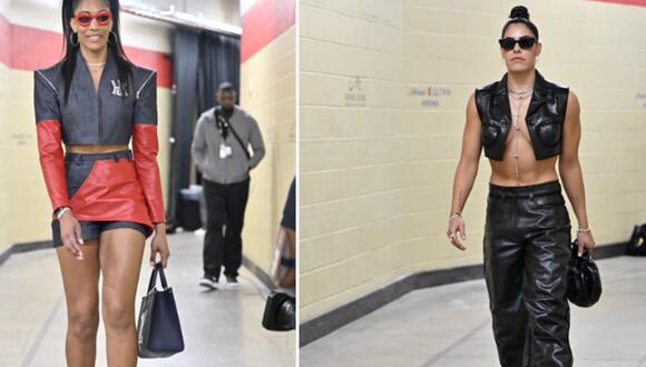 Kelsey Plum, A'ja Wilson Go Viral With Stunning Pregame Outfits