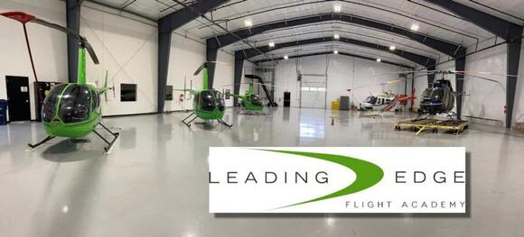 Leading Edge Flight Academy completes helicopter operations hangar at ...