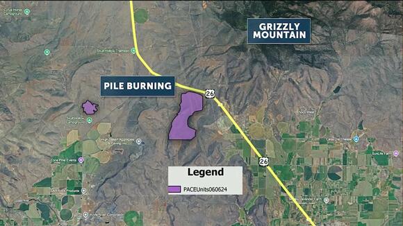 More than 500 acres of pile burning begins soon near Grizzly Mountain ...